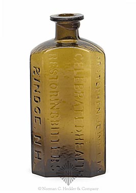 Lot 70: "Dr. Stephen Jewett's / Celebrated Health / Restoring Bitters ...
