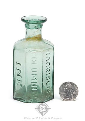Lot 39: "Harrison's / Columbian / Ink" - "Patent" Master Ink Bottle, C #536