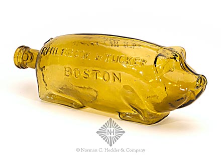Lot 3: "Suffolk Bitters" - "Philbrook & Tucker / Boston" Figural ...