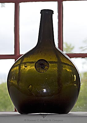 Lot 83: "Isaac / Beers / 1774" Sealed Wine Bottle, Similar in form to ...