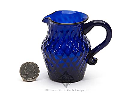 Lot 99: Stiegel Type Pattern Molded Creamer, Similar to McK plate 23, #11