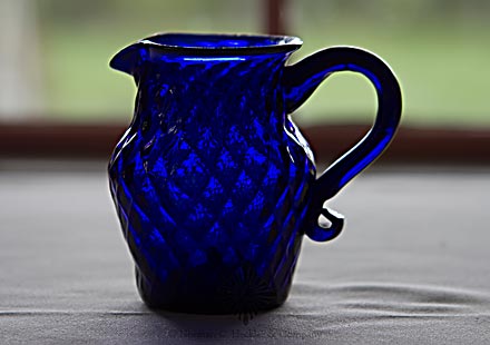 Lot 99: Stiegel Type Pattern Molded Creamer, Similar to McK plate 23, #11