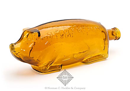 Lot 107: "Suffolk Bitters" - "Philbrook & Tucker / Boston" Figural ...