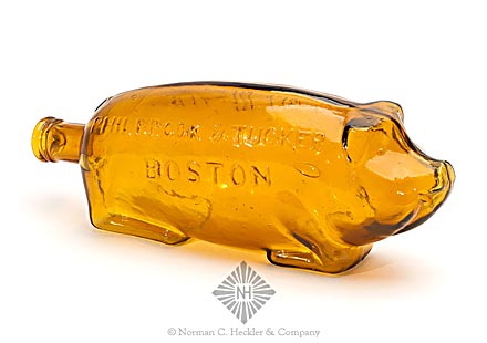 Lot 107: "Suffolk Bitters" - "Philbrook & Tucker / Boston" Figural ...