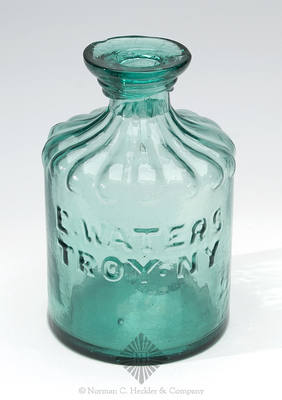 Lot 126: "E. Waters / Troy. NY" Master Ink Bottle, C #208