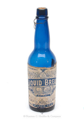 "Liquid Bread" Label Only Beer Bottle