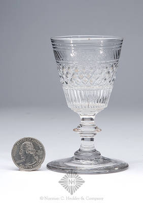 Blown Three Mold Wine Glass, GII-19, McK plate106, #6