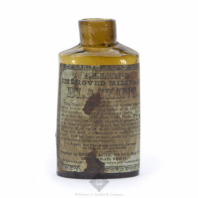 Label Only Blacking Bottle, Similar in form and construction to KW fig ...