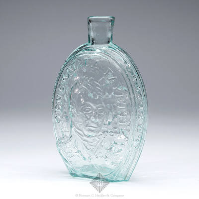 "General Lafayette" And Bust - Eagle And "T.W.D." Portrait Flask, GI-90