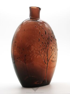 Summer Tree-Winter Tree Pictorial Flask