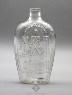 Masonic – Eagle Historical Flask